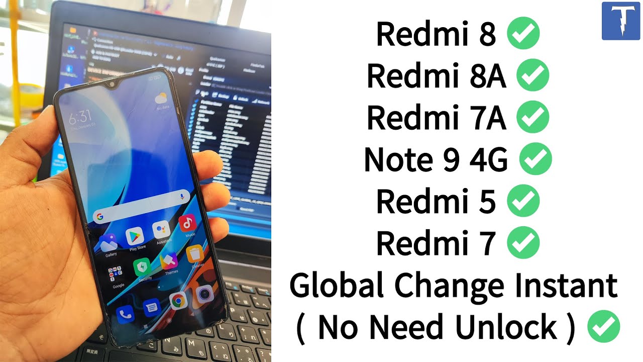 Redmi Note 9 4G ( Lime ) Without Bootloader Unlock Global Flash Instant ...