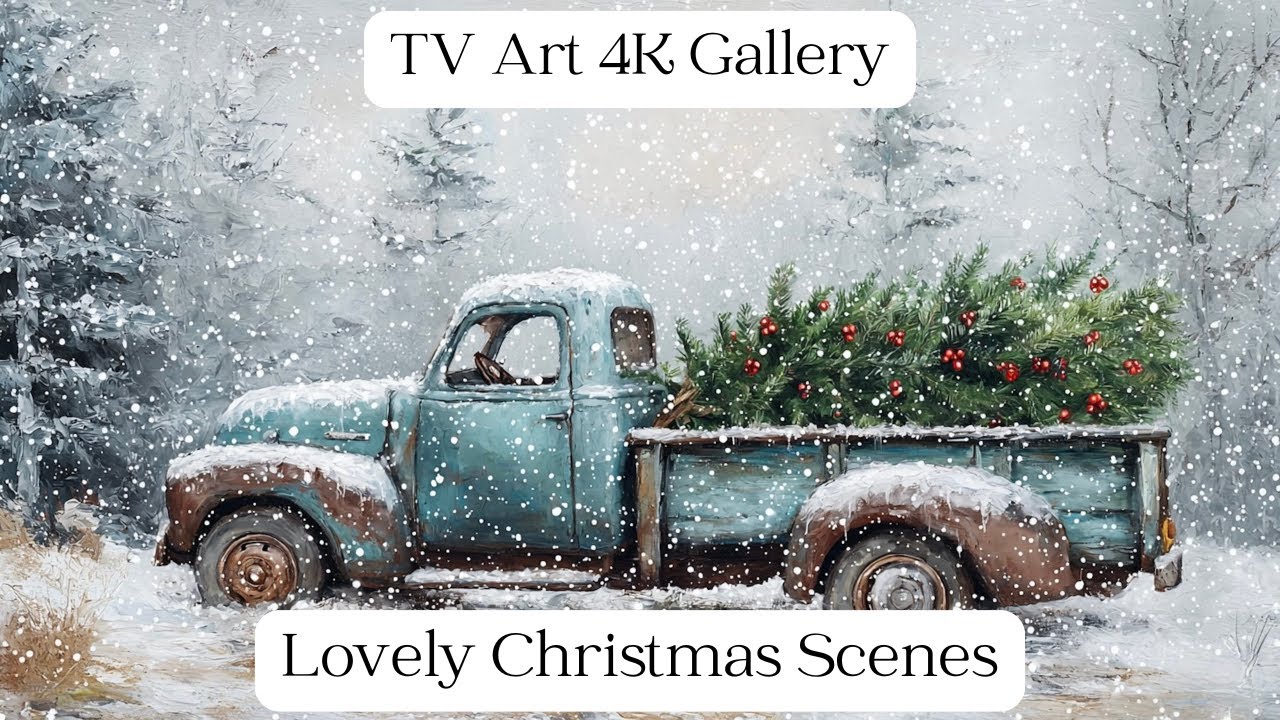 Lovely Christmas Scenes | Christmas TV Art | 12 Scenes | 4K TV ...