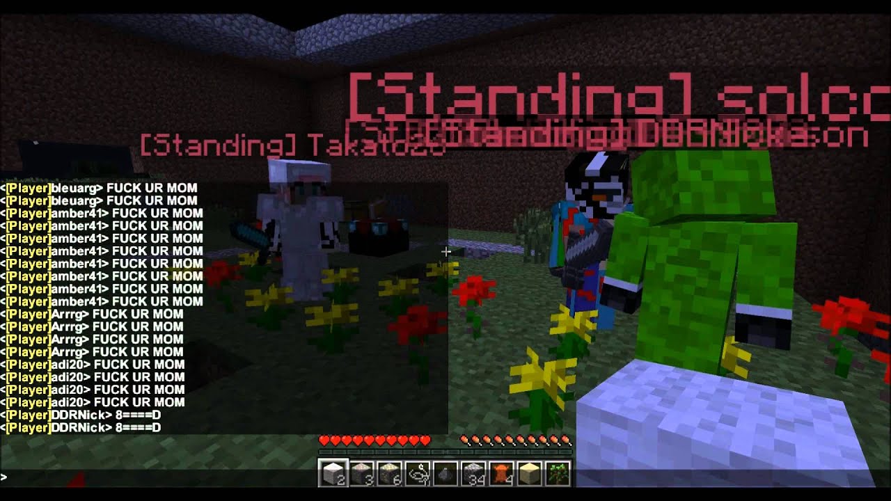 Fastest minecraft spam ever - YouTube