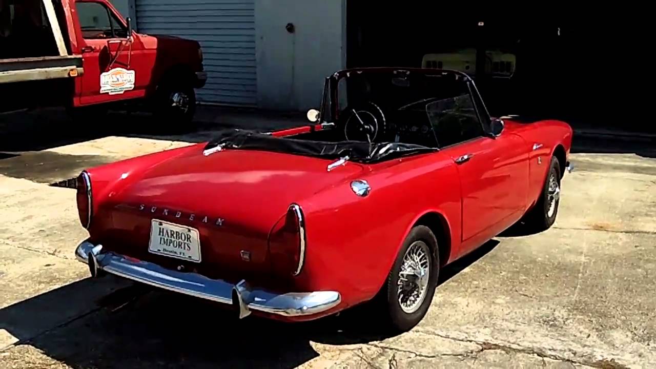 67 Sunbeam Alpine Test Drive - YouTube