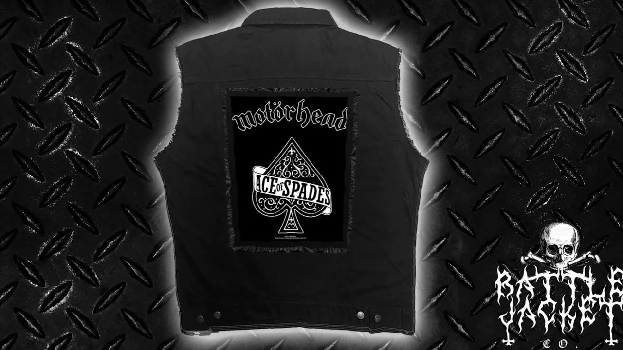 MOTORHEAD "ACE OF SPADES" VEST CUSTOM | HEAVY METAL BATTLE JACKET ...