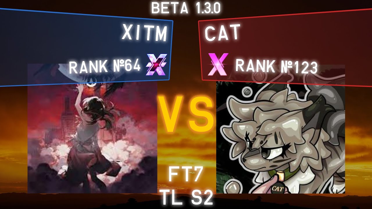 TETR.IO - Xitm (Rank #64) vs. Cat (Rank #123) - TETR.IO High Level ...