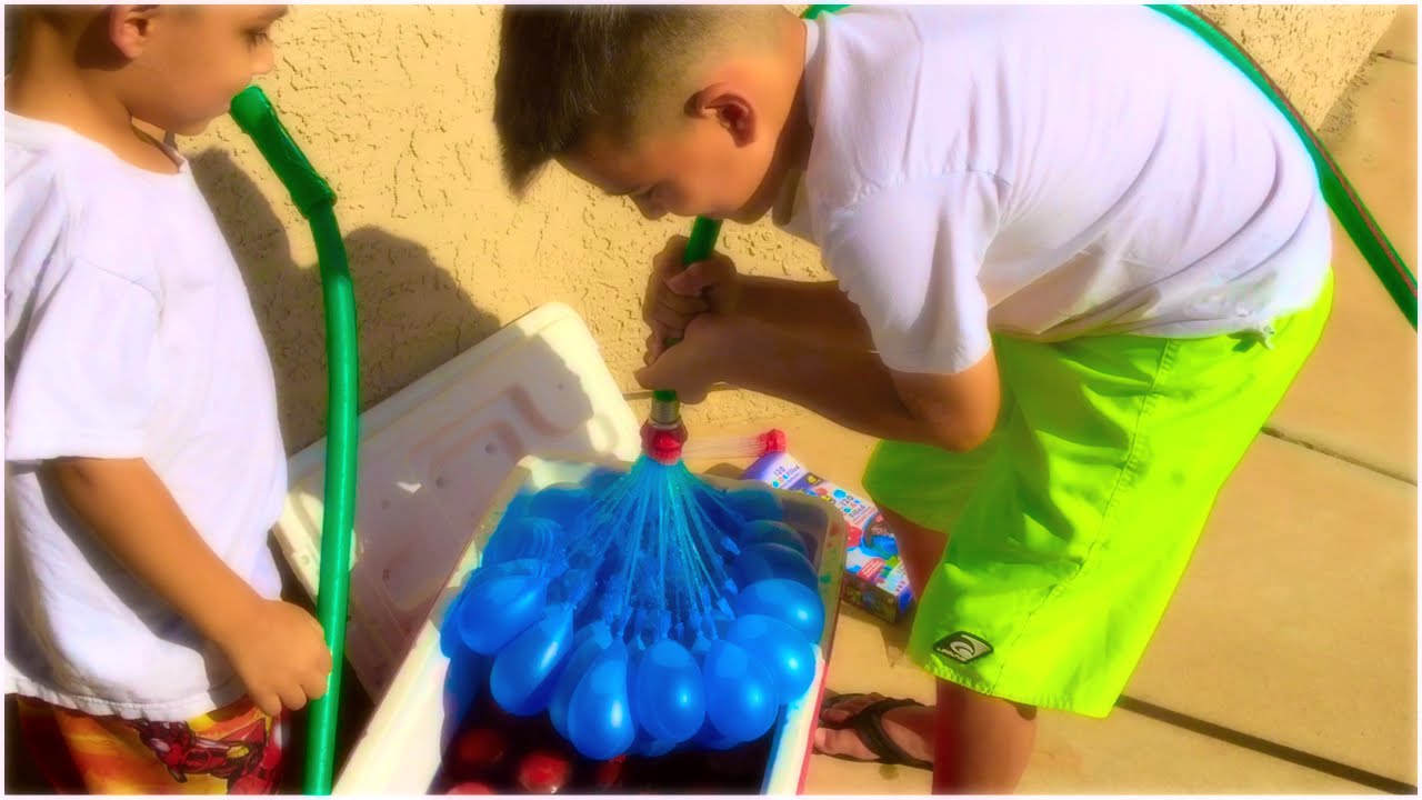 COLOR COMBAT WATER BALLOONS (battle balloons) - YouTube
