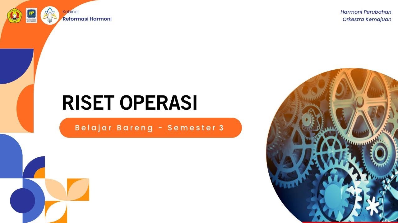 Belajar Bareng | UAS | Riset Operasi - Semester 3 (2024) - YouTube