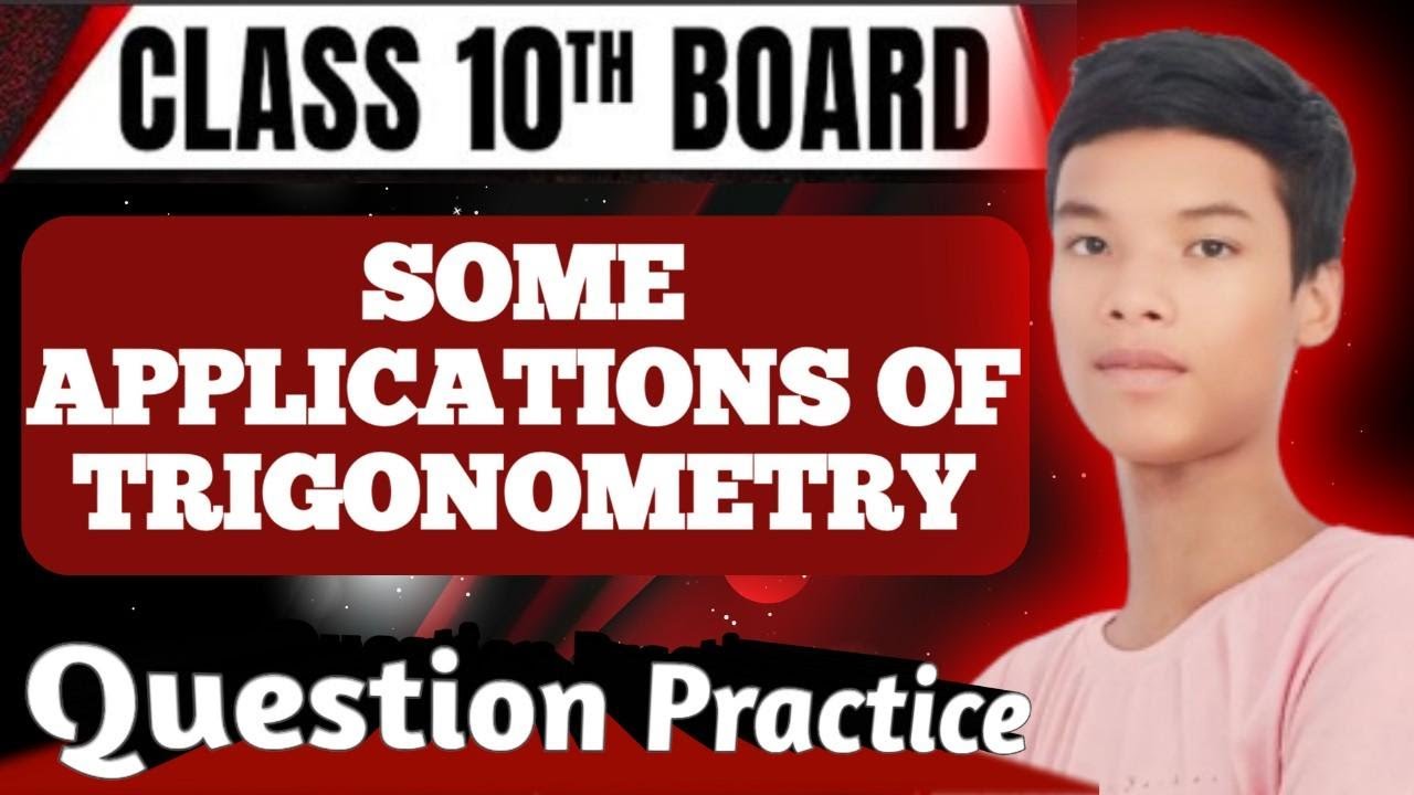 Some applications of trigonometry class 10 🤯 | Questions practice | All ...