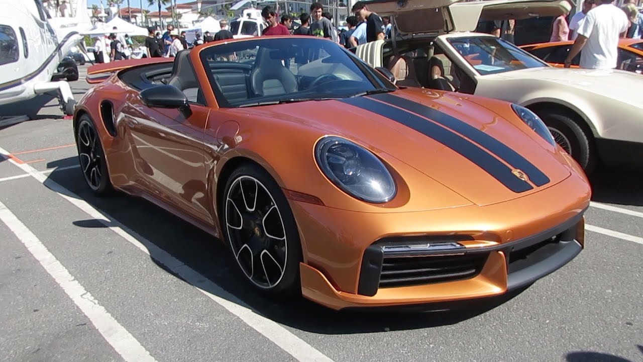 Nordic Gold PTS Porsche 992 Turbo S Cabriolet - YouTube