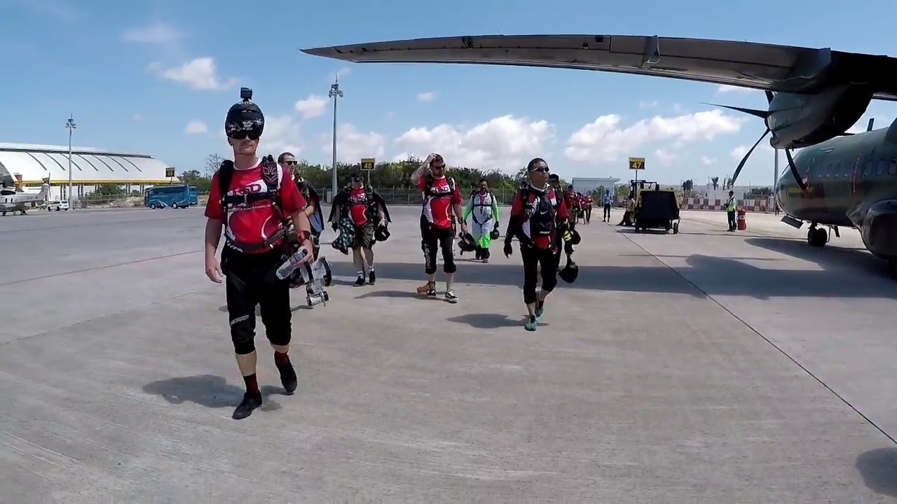Skydiving above Bali Island - YouTube