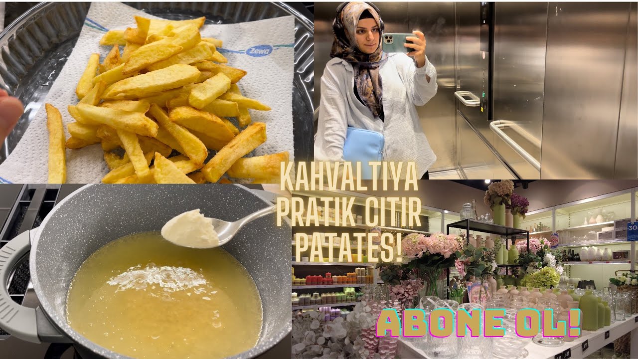 Citir patates kizartmasi! Böylesini yemediniz! Almanya maci ortami!# ...