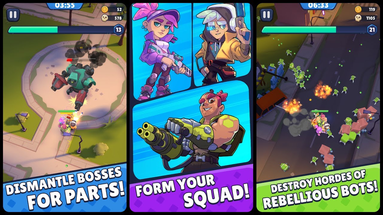 Bot Busters Gameplay Android - YouTube