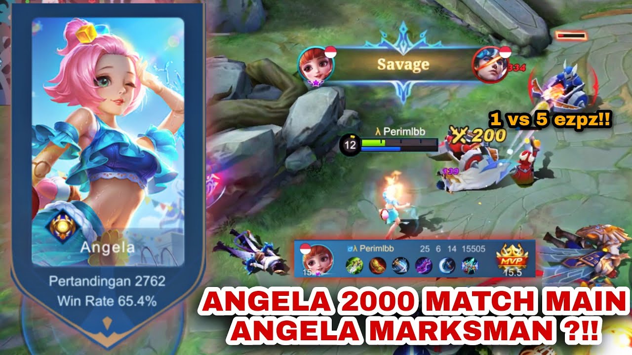 ANGELA BUILD MARKSMAN 2000 MATCH!! SAVAGE 2X COYY!! - YouTube