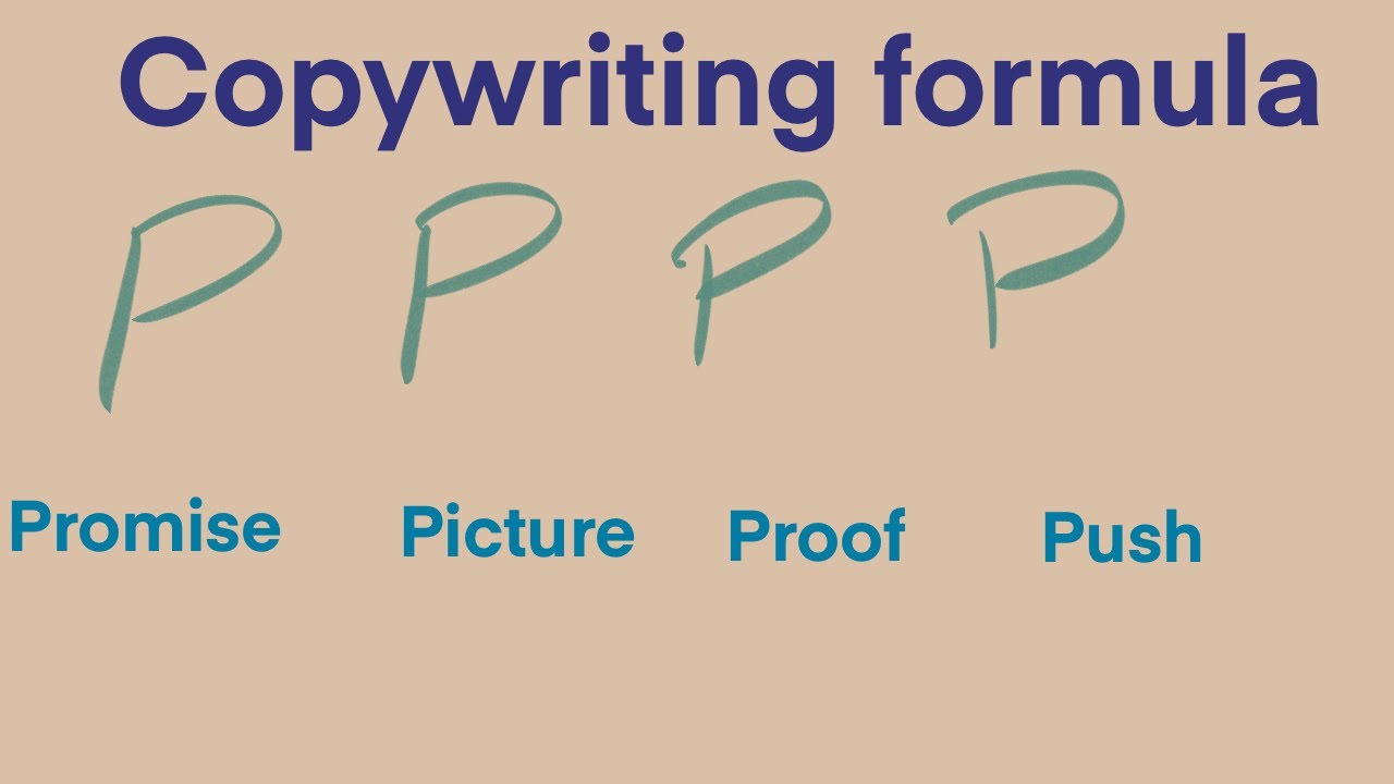 The Four Ps Copywriting Formula - YouTube