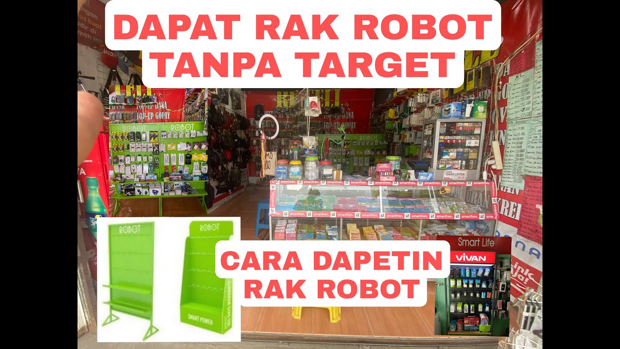 RAK ROBOT VIVAN TANPA TARGET, KONTER PULSA begini cara dapatin nya ...