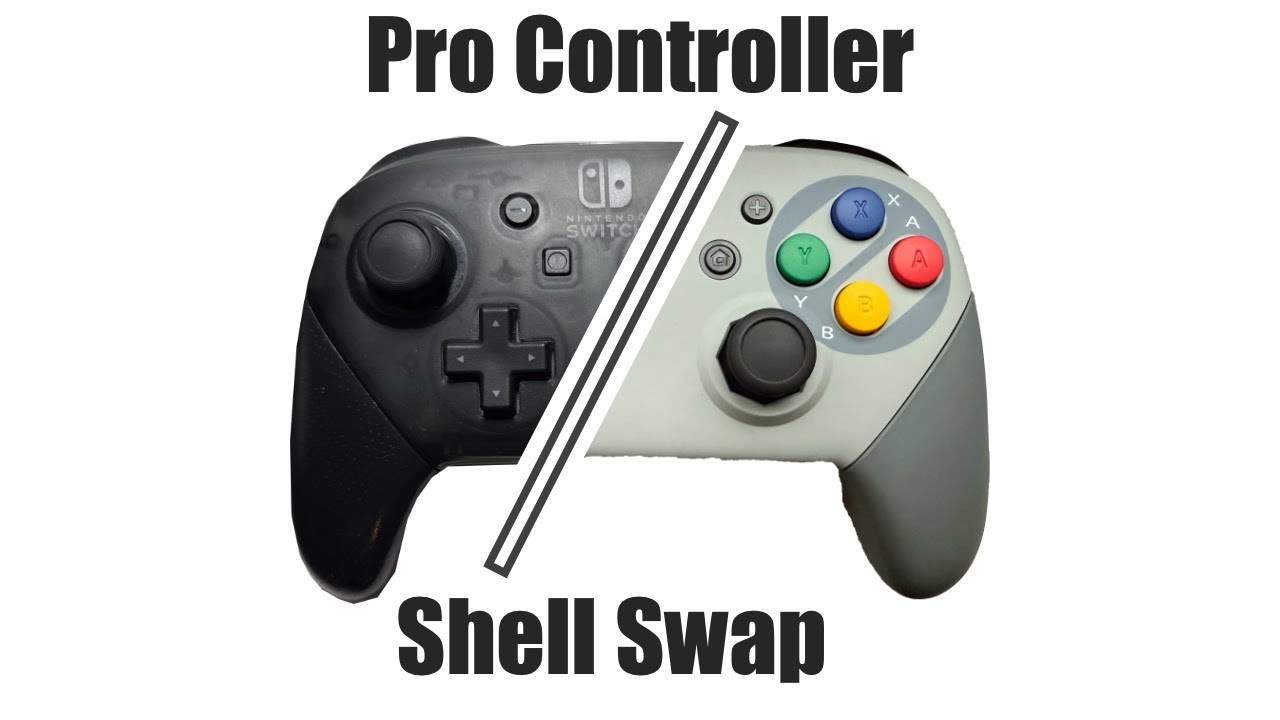 Nintendo Pro Controller Shell swap | FixUniverse - YouTube