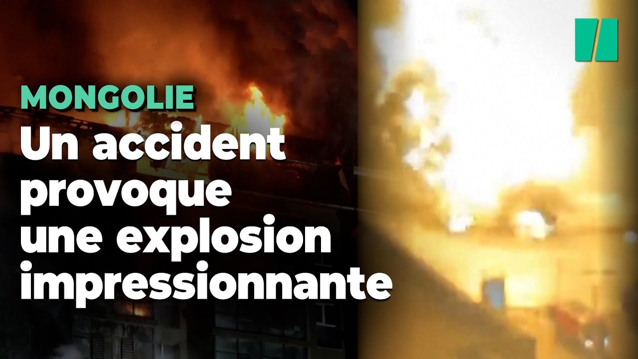 Les images spectaculaires d’une explosion de gaz mortelle en Mongolie ...