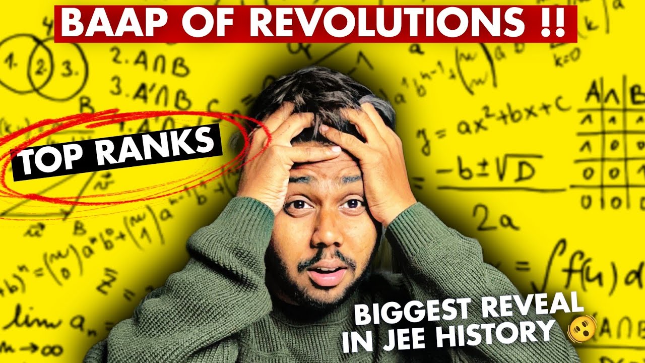 BAAP OF REVOLUTIONS 🤯 TOP RANKS is here 🔥 JEE 2026 | JEE 2027 | TOP ...