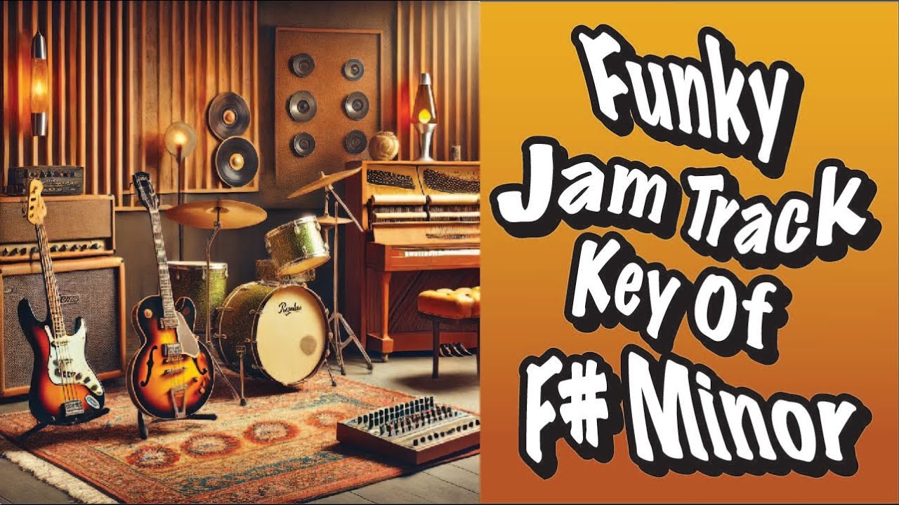 Funky Jam Track in F# Minor | 90 BPM Groove Backing Track - YouTube