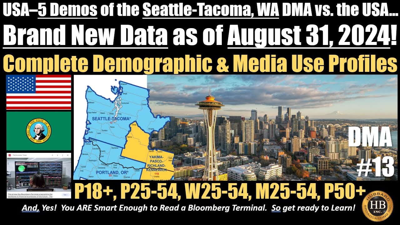 HUBBARD USA – SEATTLE TACOMA DMA vs USA 5 DEMOS AS OF AUG 2024 soefa ai ...