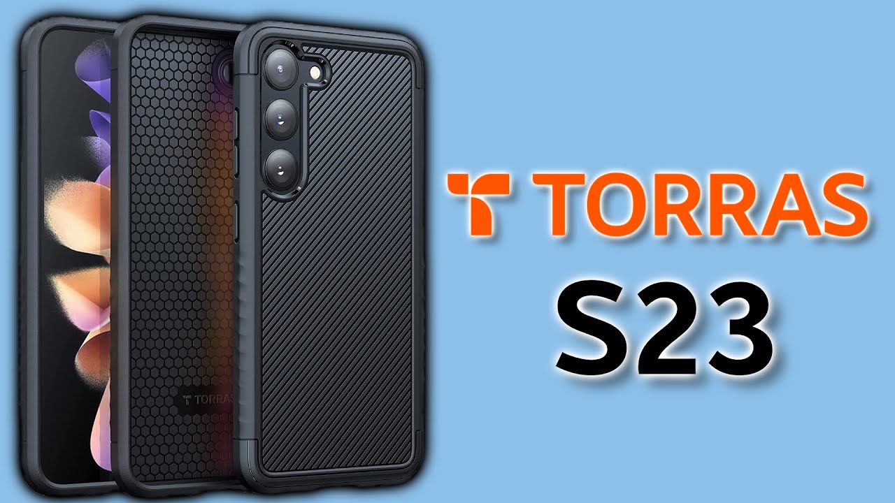 TORRAS Black Design Case For Samsung Galaxy S23 - YouTube