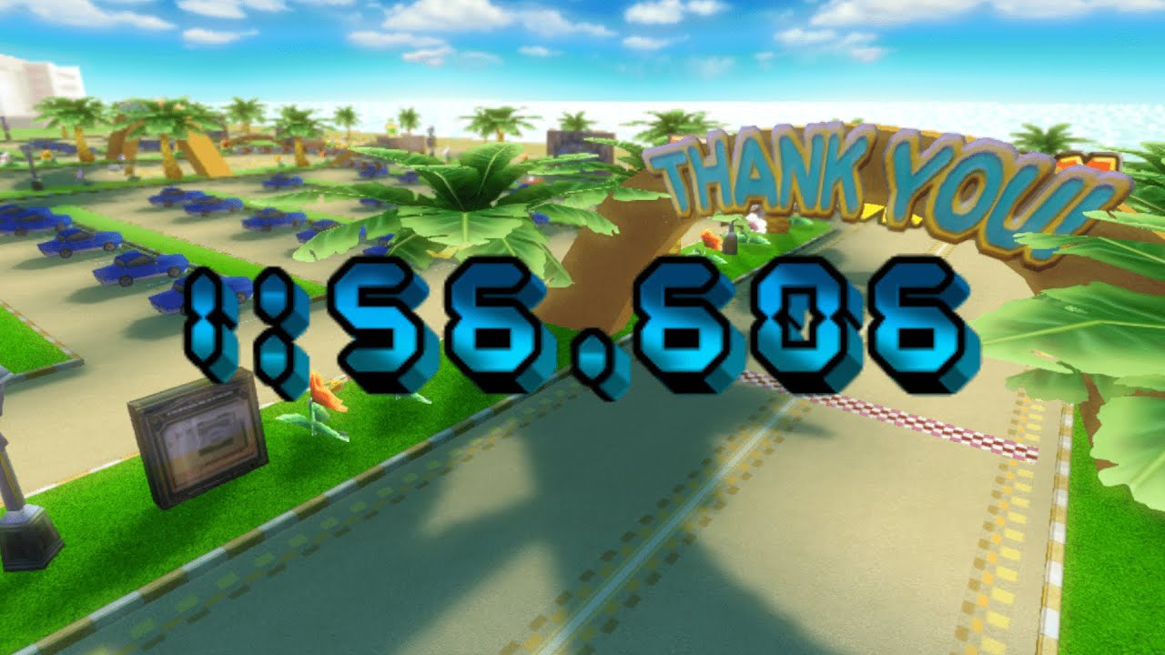 【MKW】Coconut Mall - 1:56.606 - YouTube