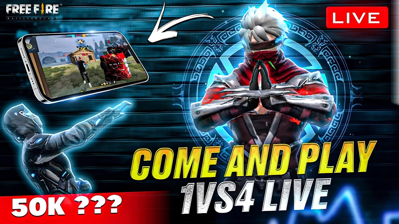 FF LIVE GUILD TEST 1 VS 2 | FREE FIRE LIVE GUILD TEST | LIVE GUILD ...