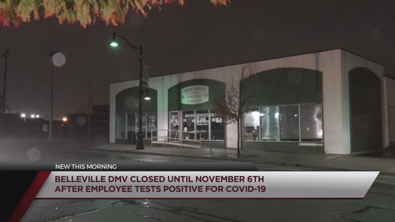Belleville DMV closed after employee tests positive for COVID-19 - YouTube