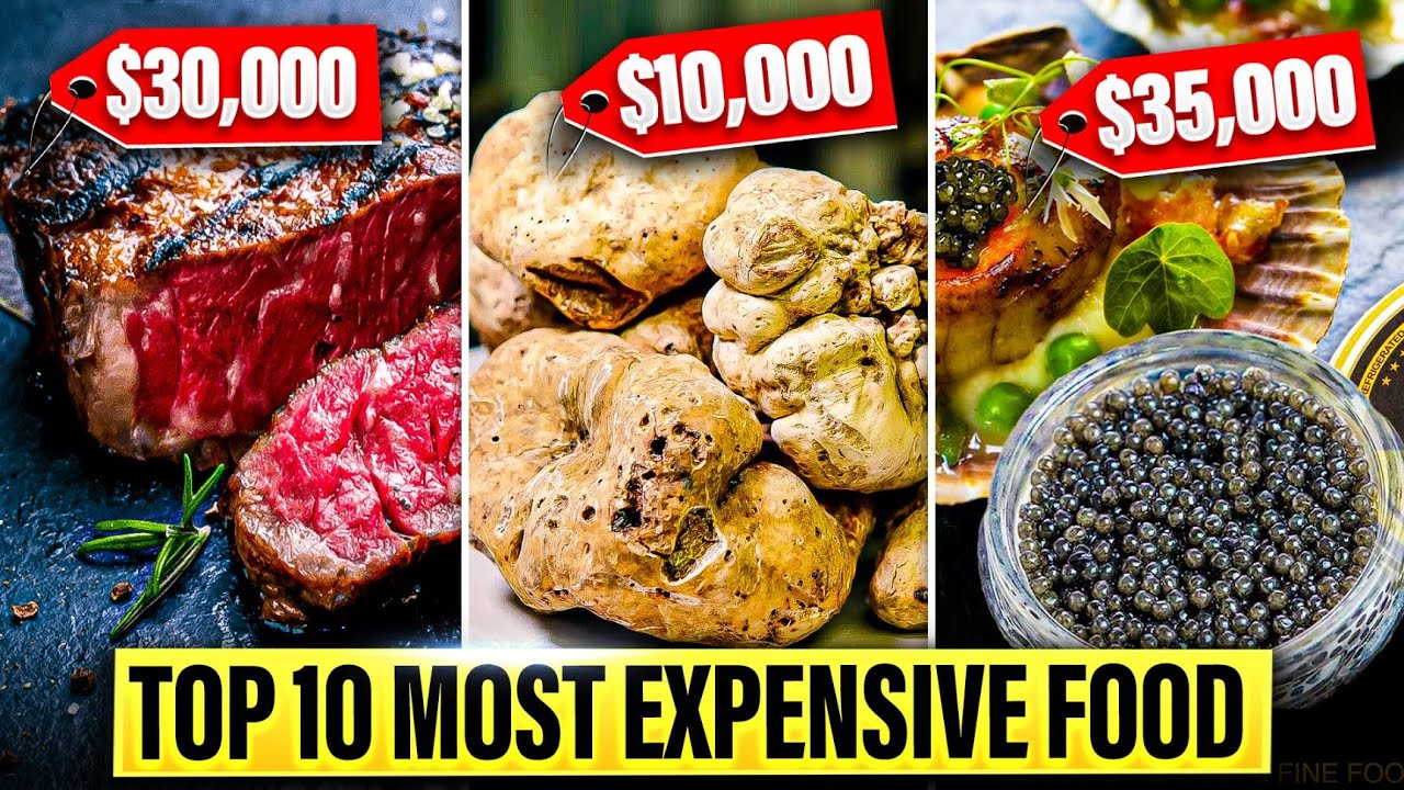 Top 10 Most expensive Foods in the World - YouTube