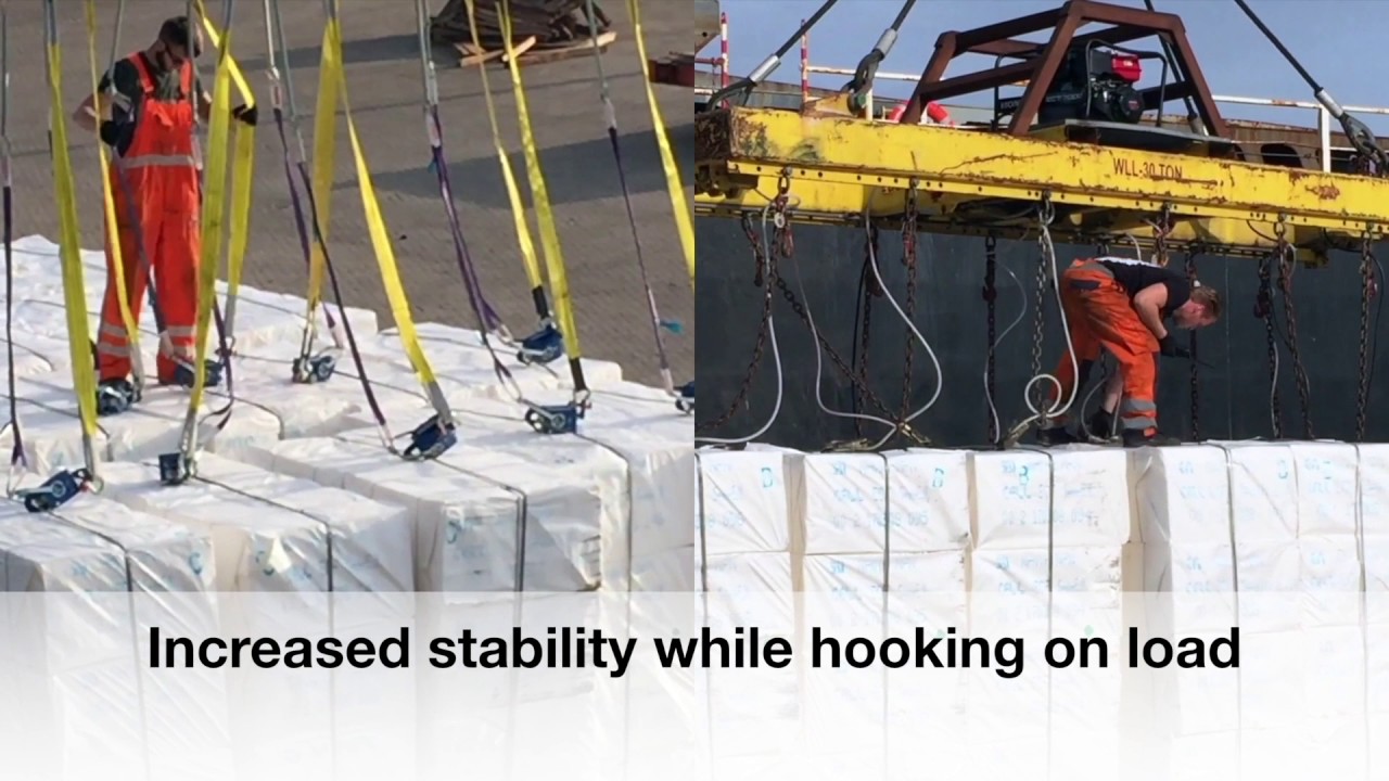 Manoeuvering of 1000T wood/paper pulp with Automatic Hooks | Smart ...