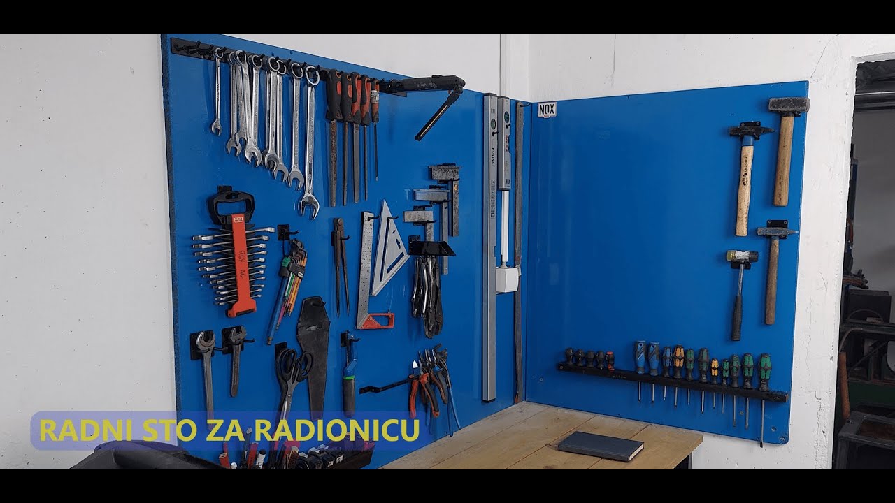 Kako napraviti radni sto za radionicu / How to make workshop table ...