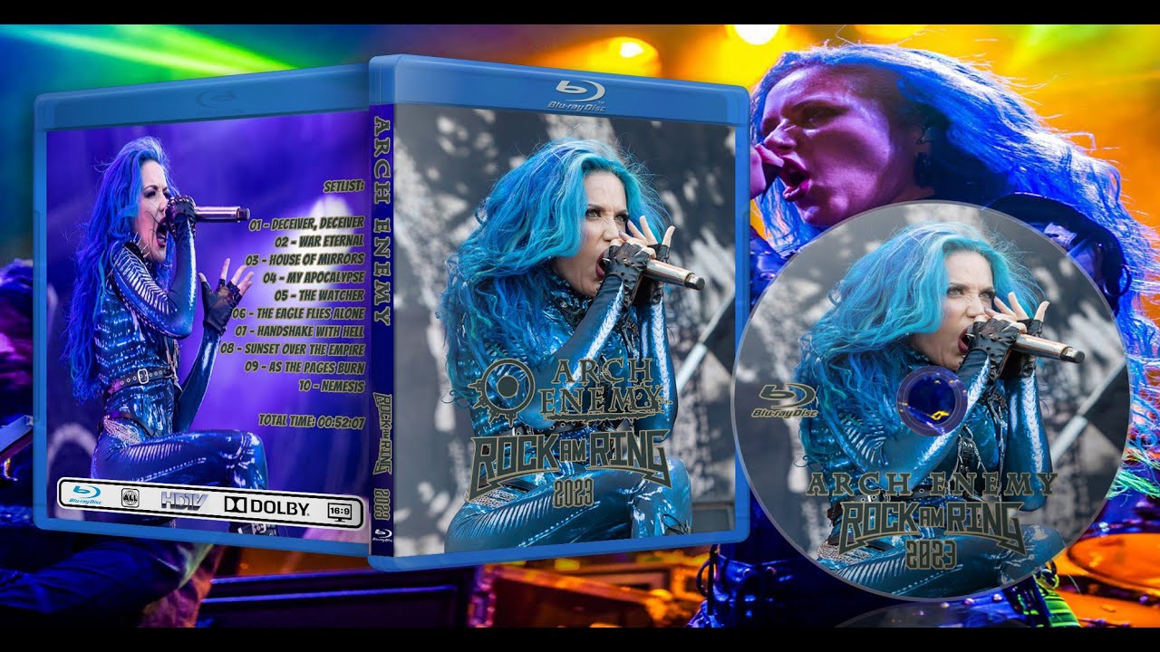 Arch Enemy - Rock am Ring - 2023 - Menu / Chapters & Cover - DVD & Blu ...