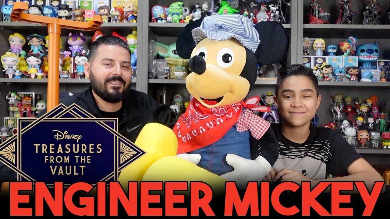 Disney Treasures From The Vault - Engineer Mickey Plush Review - YouTube