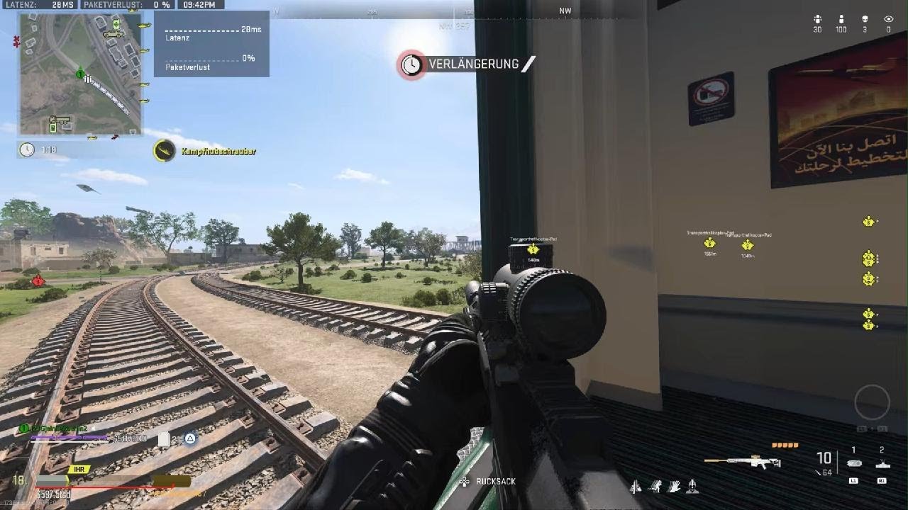Epic Train Sniper Kill in Warzone – Moving Train Headshot! Call of Duty - YouTube