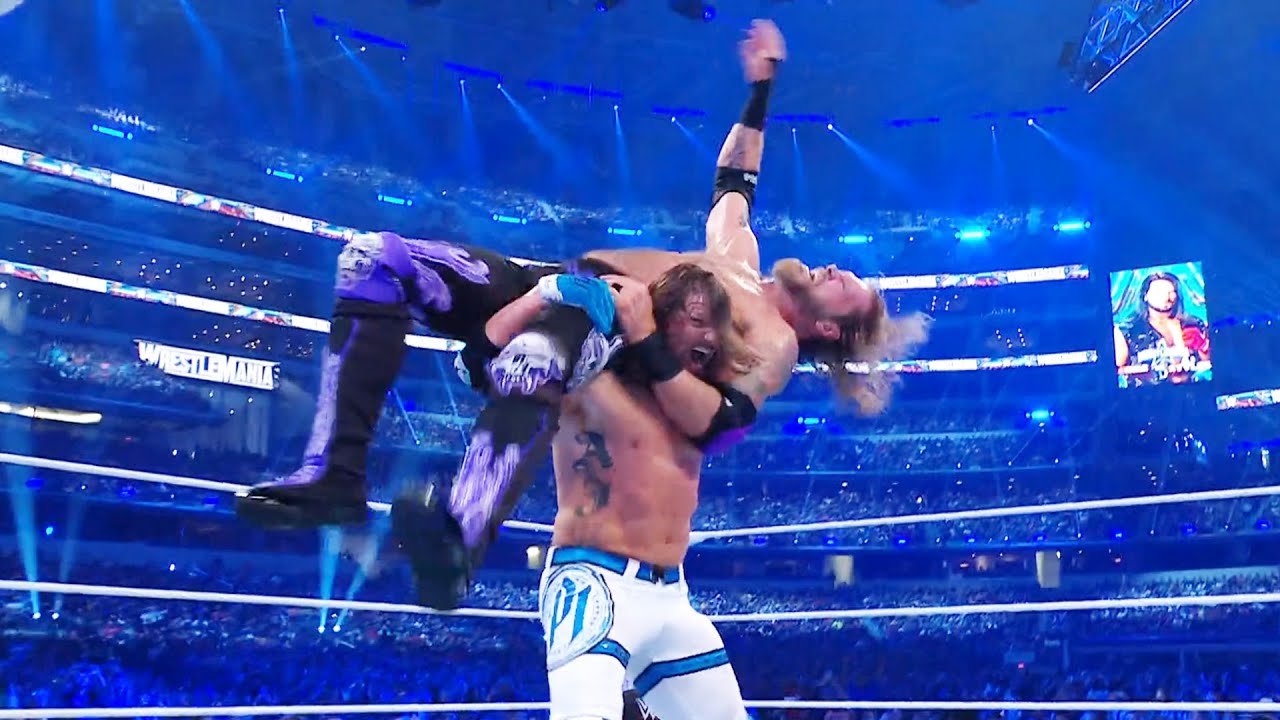 Facing Edge was a dream come true for AJ Styles: WWE 24: WrestleMania ...