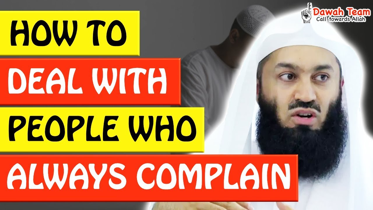 🚨HOW TO DEAL WITH PEOPLE WHO ALWAYS COMPLAIN 🤔 - YouTube