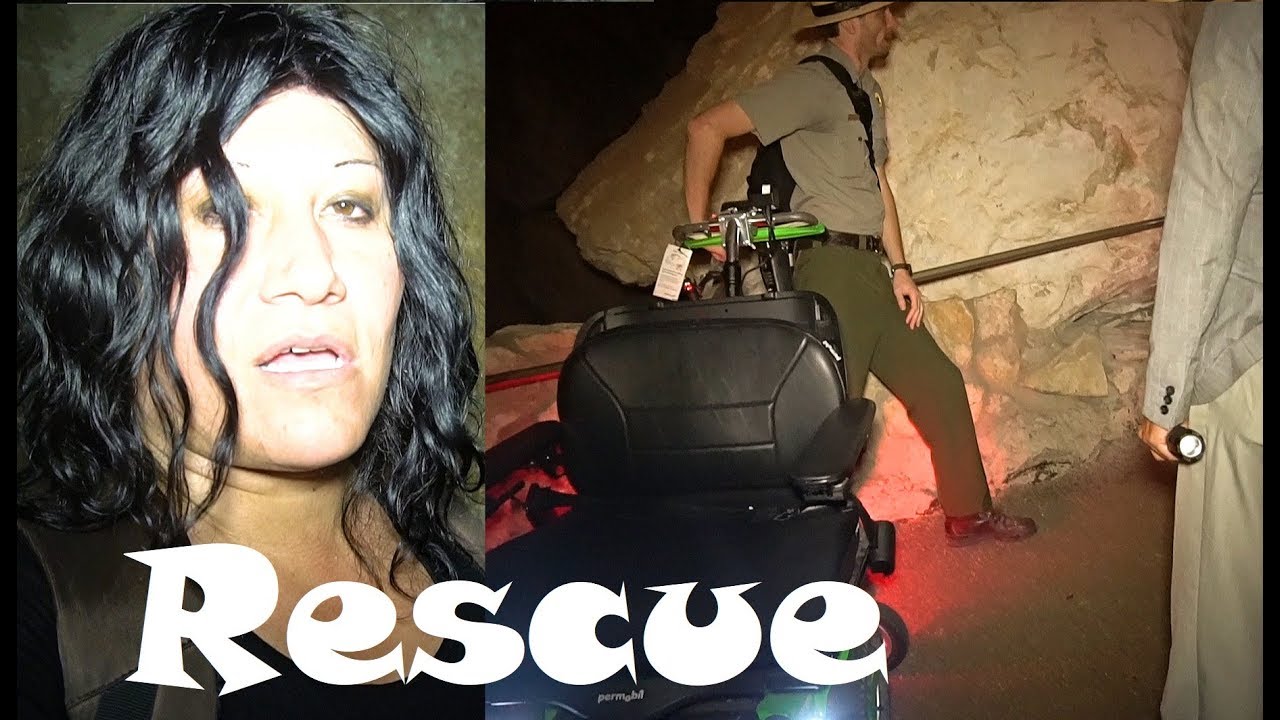 Wheelchair Rescue & People Stuck In Elevator Carlsbad Caverns - YouTube