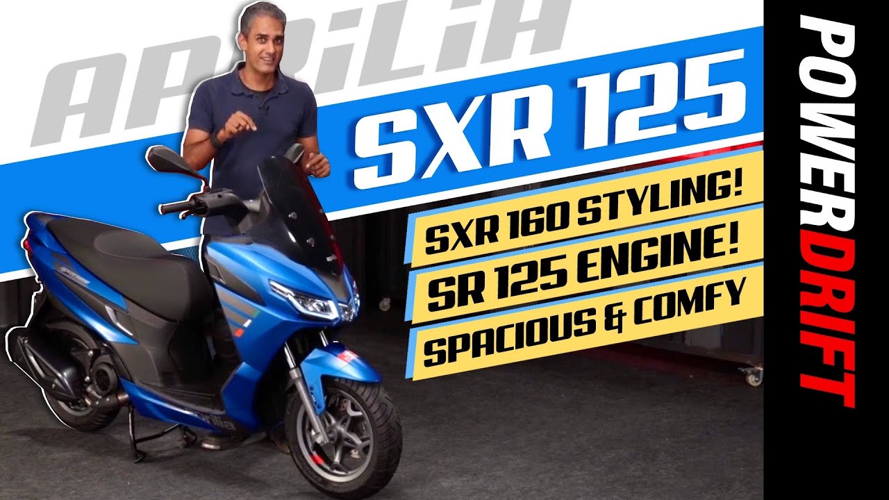 Aprilia SXR 125 | First Ride Review | PowerDrift - YouTube