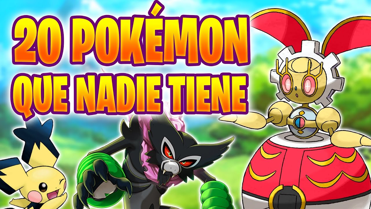 🌟 20 Pokémon MÁS RAROS que NUNCA TENDRÁS 🌟 | Dogger Game Over - YouTube