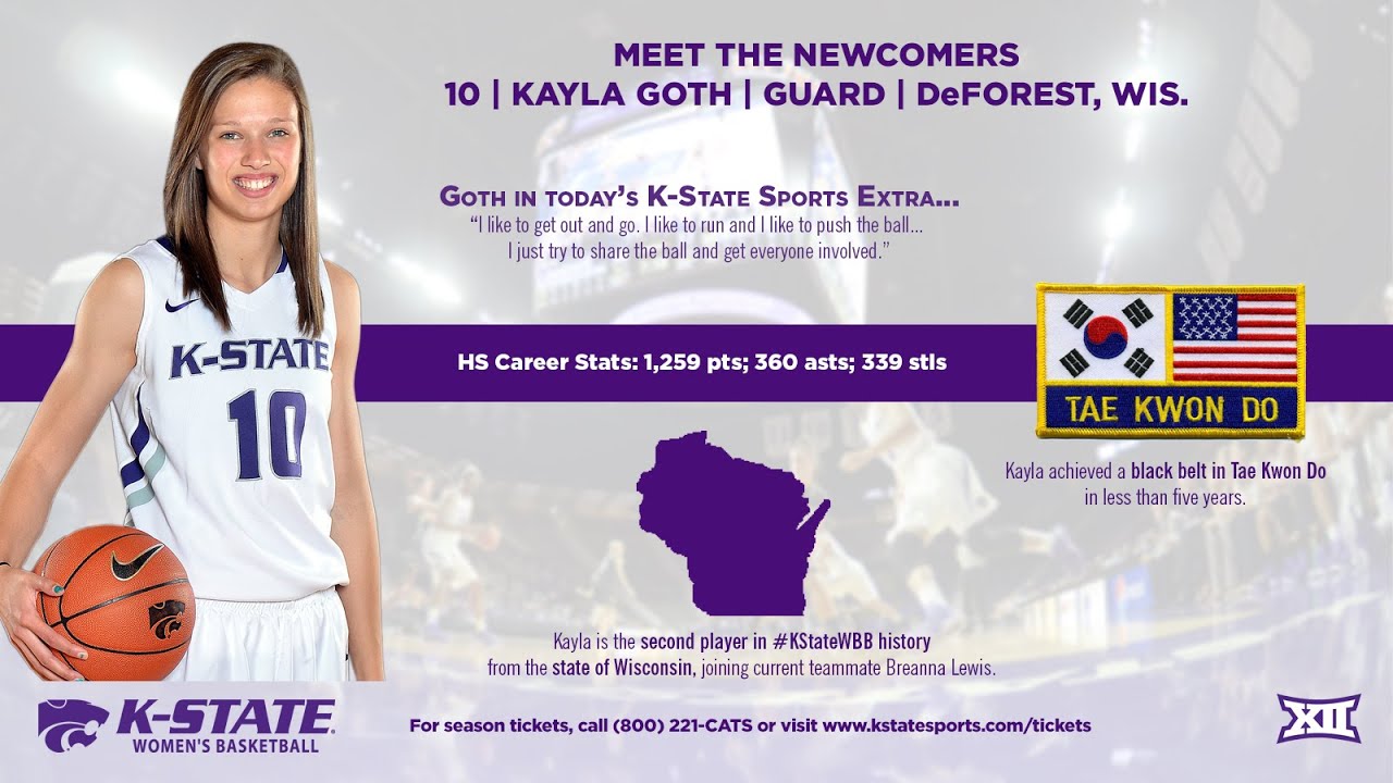 K-State WBB | Newcomer Kayla Goth - YouTube