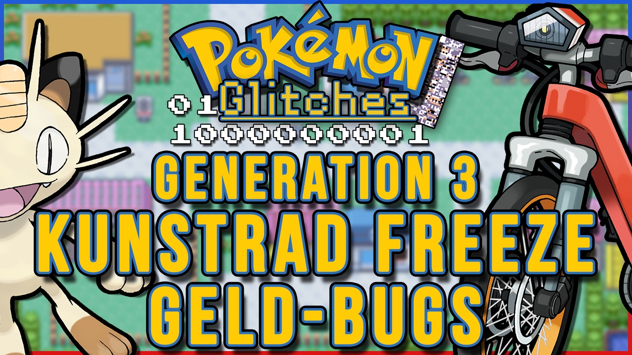 Pokemon Lets Glitch Generation 3 | PokeDollar Bugs & Kunstrad Freeze ...