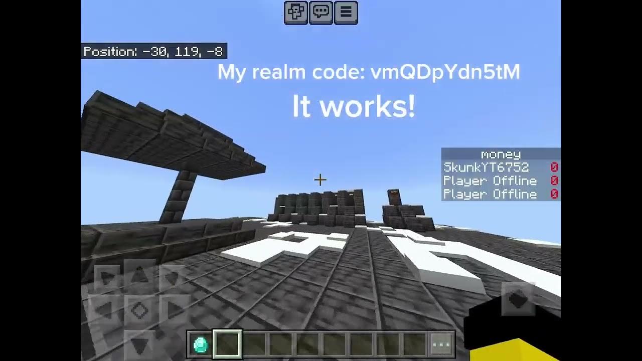 MY BEDROCK REALM CODE= vmQDpYdn5tM | SKYGEN! - YouTube