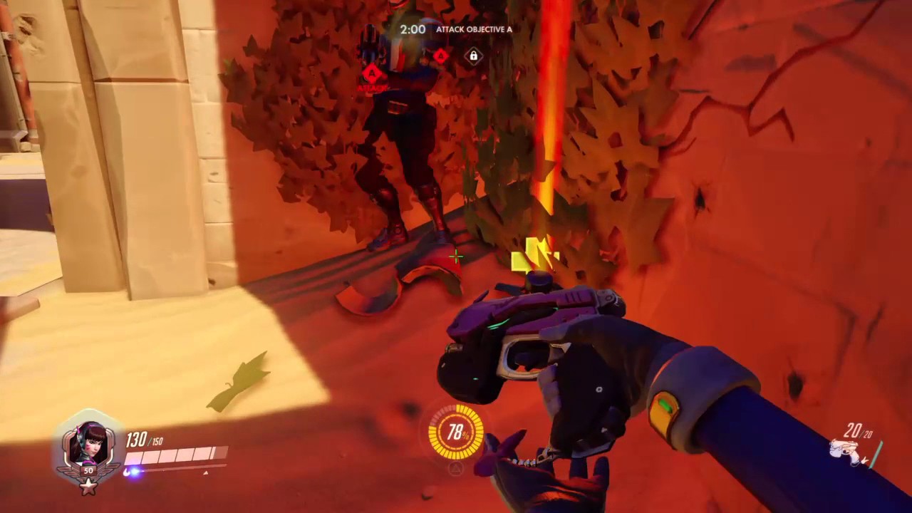 Overwatch: Soldier cheated in a melee fight - YouTube
