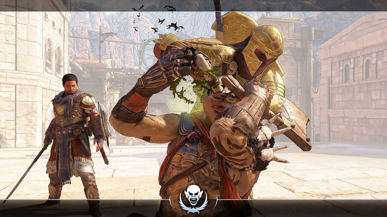 SHADOW OF WAR - Unique Baranor Battle for the Citadel in the Desert of ...