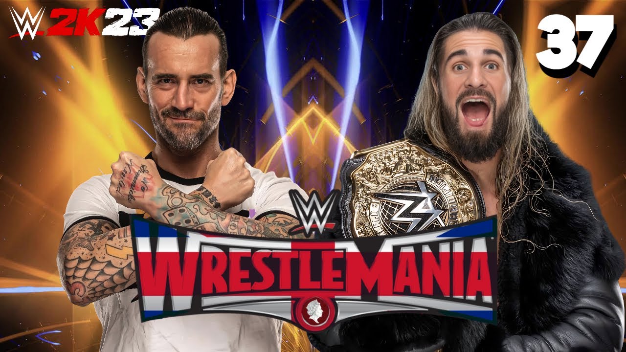 WWE 2K23: Dream Matches: CM Punk vs Seth Rollins for the WWE World Heavyweight Championship ...