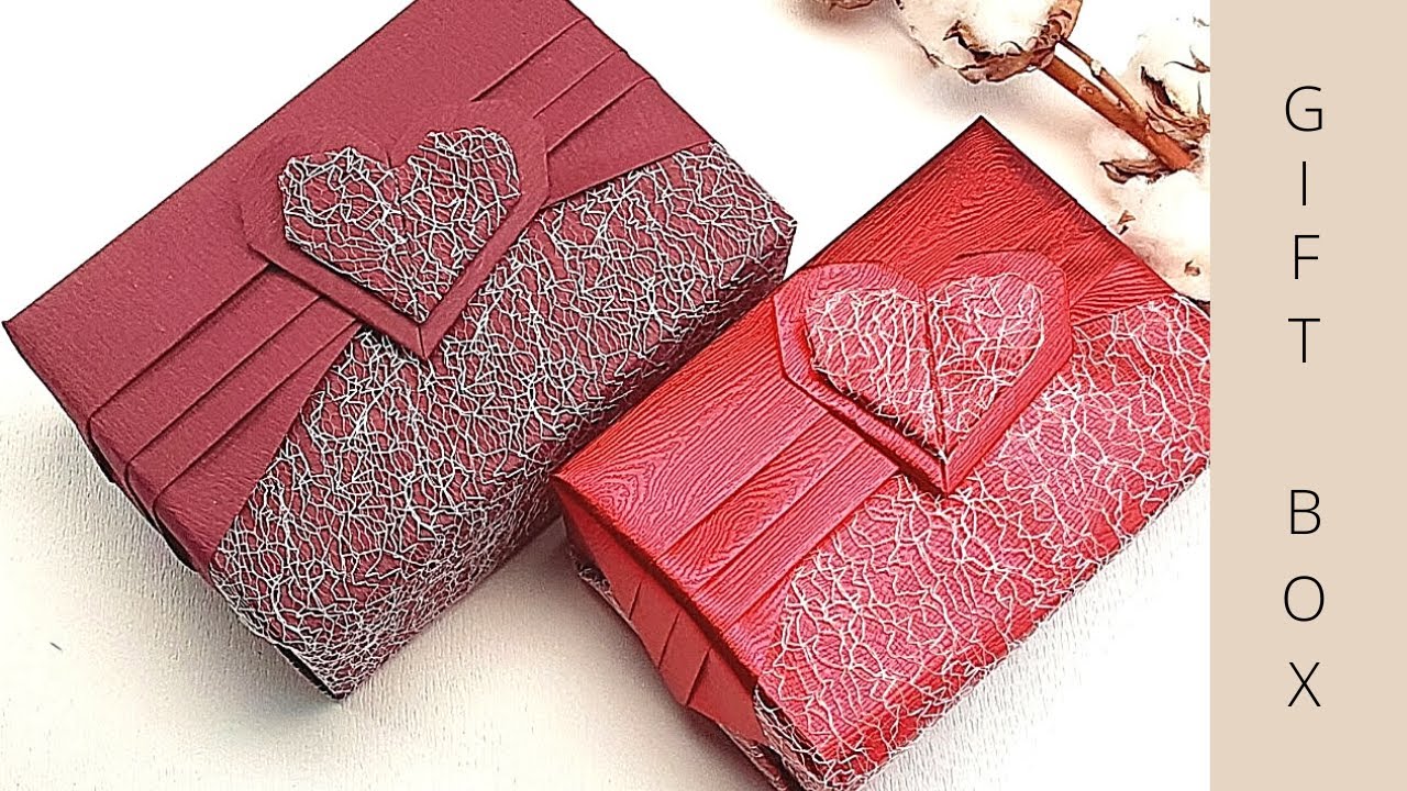 GIFT WRAPPING IDEAS with HEART DECORATION | VALENTINE`S GIFT WRAPPING ...