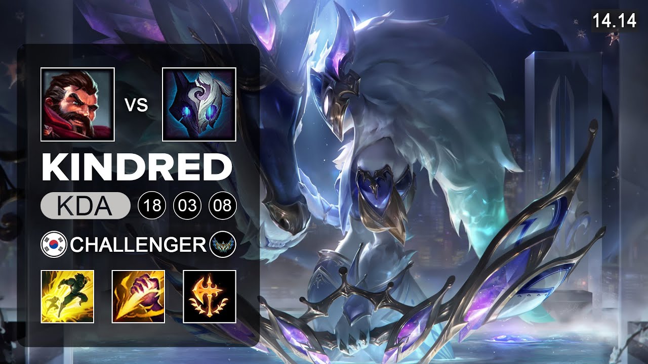 Kindred vs Graves Jungle - KR Challenger - Patch 14.14 Season 14 - YouTube