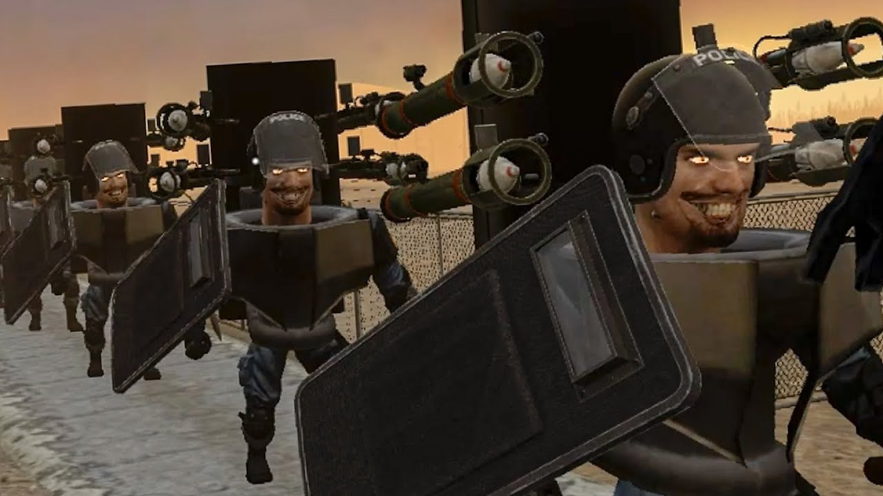 NEW UPGRADED SKIBIDI TOIELT ARMY part 4 !!! SKIBIDI TOILET IN GARRY'S ...