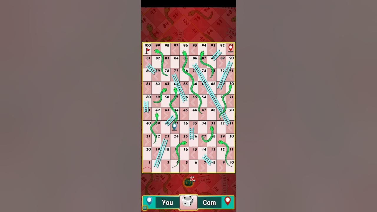 snake and leaders game | snake ladders gameplay|| ludo king - YouTube