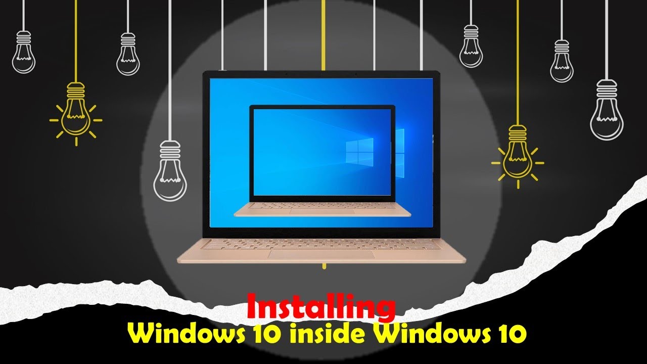 How to Install a Windows PC inside your Windows PC!! - YouTube