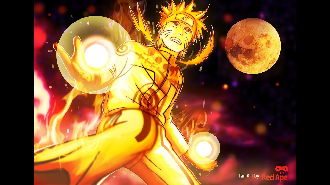Naruto got full power of half nine tails - YouTube