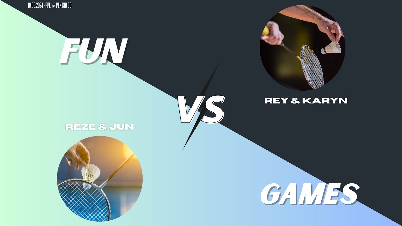 19.08.2024 Pek Kio Cc - Reze & Jun VS Rey & Karyn - YouTube