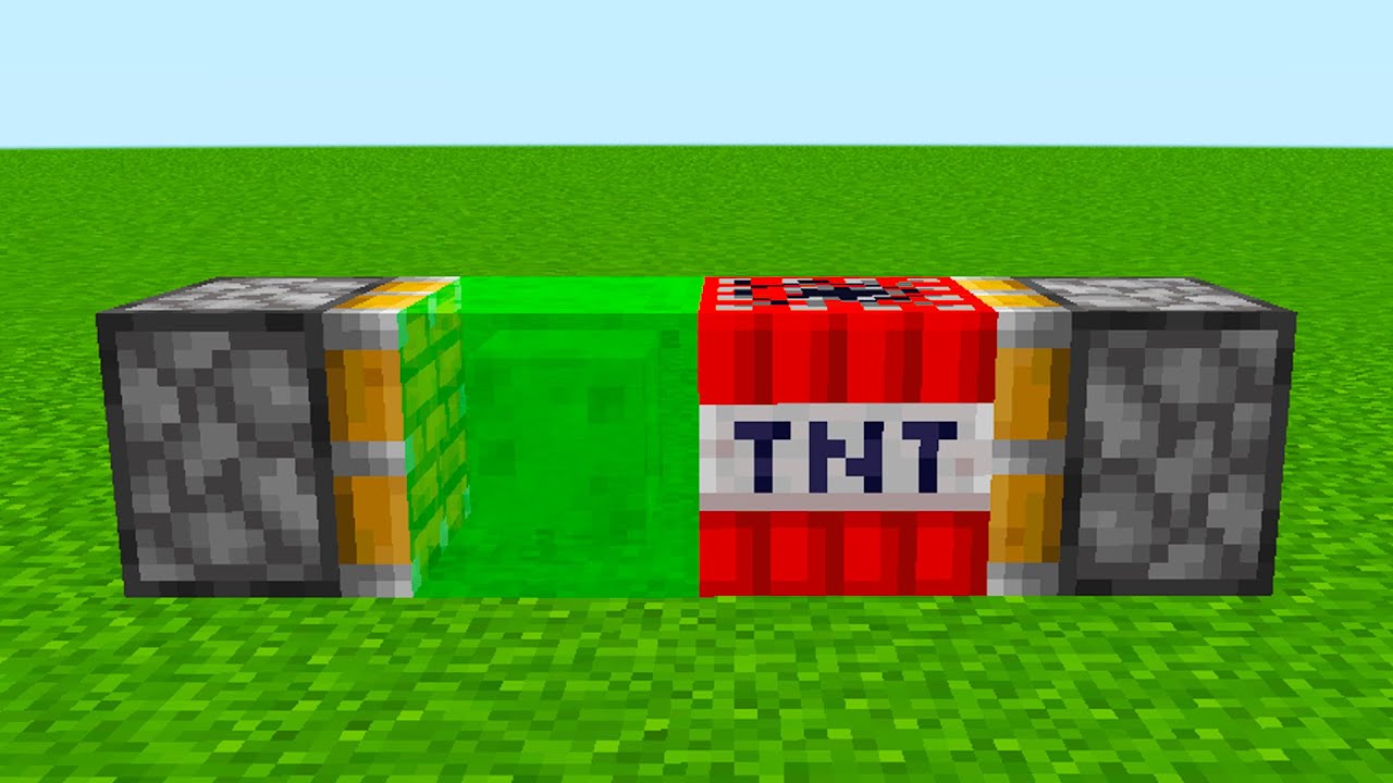 slime + tnt = ? - YouTube